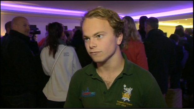 Nepal quake survivor Roger Strachan 'very lucky' - BBC News