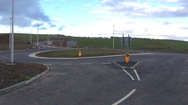 New Inverurie road to be rebuilt over safety fears - BBC News