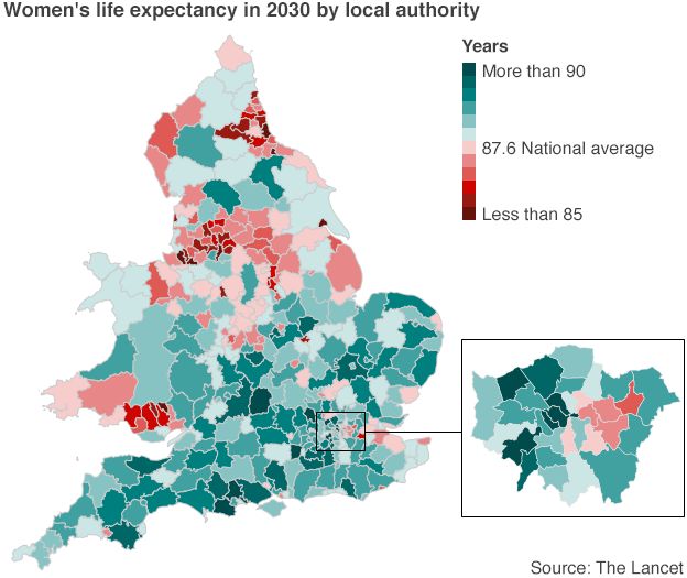 Men 'catching up' on life expectancy - BBC News