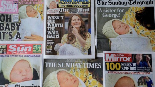 Royal baby: Family members visit new princess - BBC News