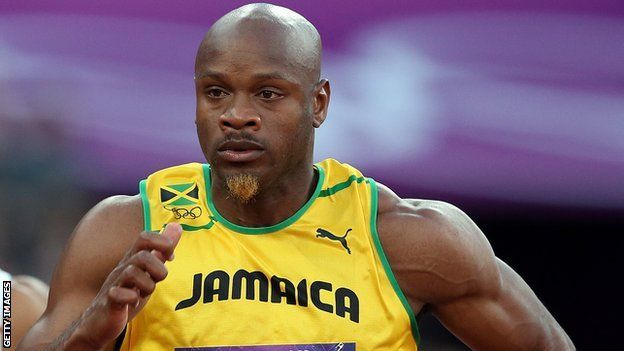Asafa Powell runs 9.84secs to set fastest 100m time this year - BBC Sport