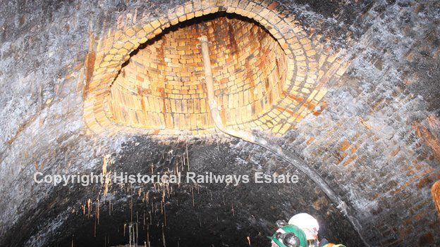 First look inside Rhondda tunnel wanted for cycle route - BBC News