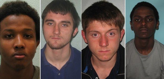 London luxury smash-and-grab raid teenage gang jailed - BBC News