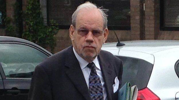 Helicopter-flying hotelier Keith Richardson in court - BBC News