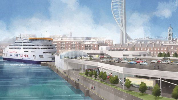 Wightlink announces new Portsmouth-Fishbourne ferry - BBC News
