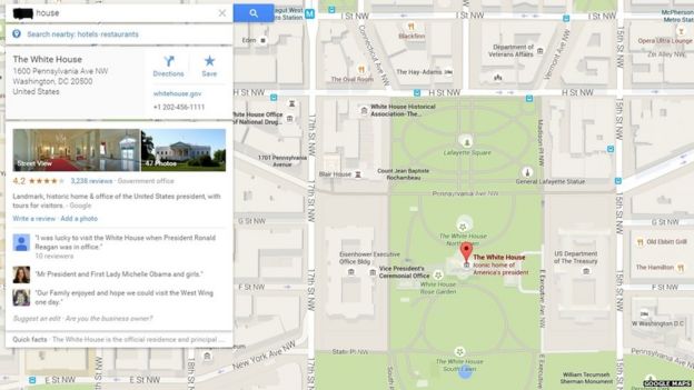 The White House given racist label on Google Maps - BBC News