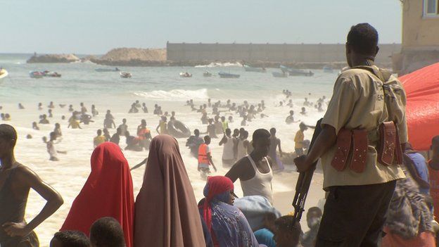 Mogadishu's Lido beach: Sun, surf and... grenades? - BBC News