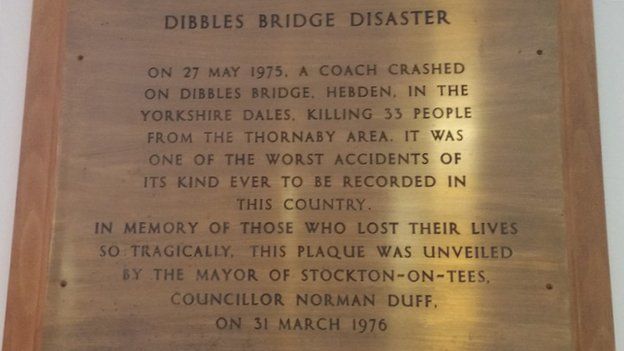 Dibbles Bridge coach crash 40th anniversary marked - BBC News