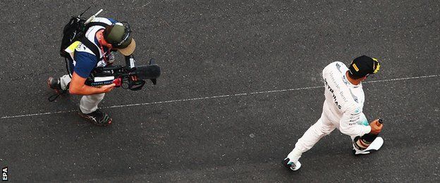 Lewis Hamilton: It's not how you fall, it's how you get up - BBC Sport