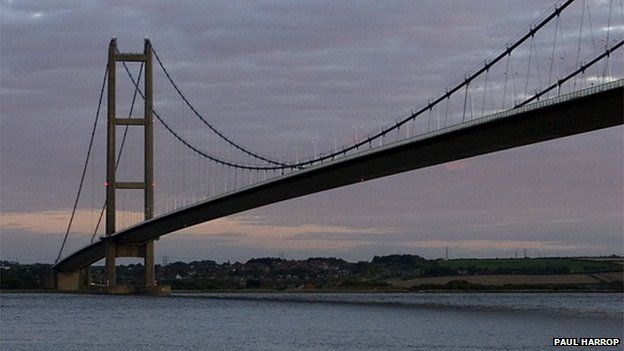 Humber Bridge new electronic toll to start in November - BBC News