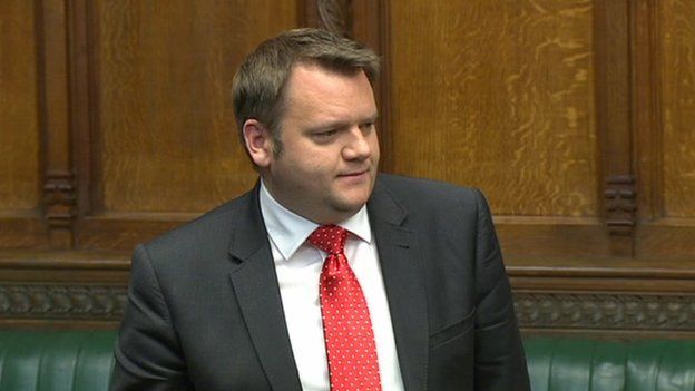 New Welsh MP starts his 'top job' with maiden speech - BBC News