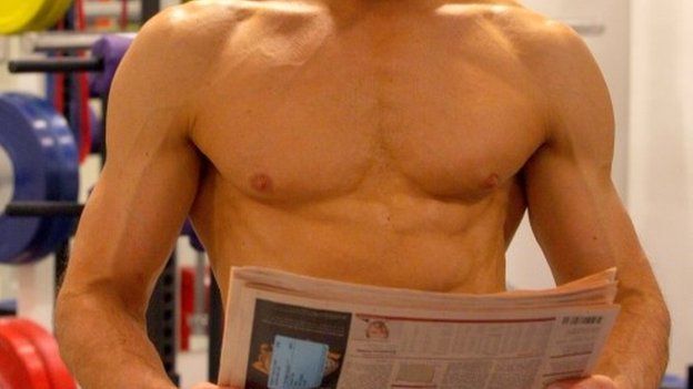 Dad bod to Dancing Man: The ethical minefield of body fat - BBC News