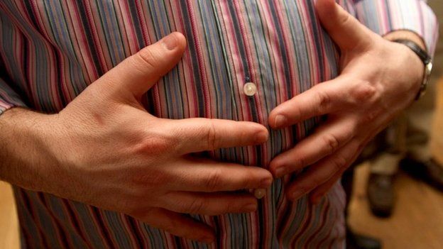 Dad bod to Dancing Man: The ethical minefield of body fat - BBC News