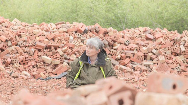 Artist Liz Crow's austerity mud figures ground up - BBC News