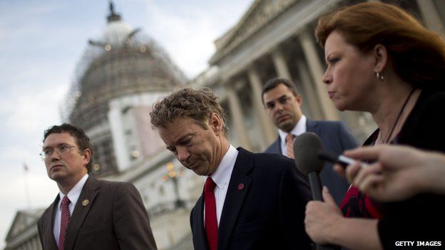 Fellow Republicans can't stand Rand Paul's NSA fight - BBC News