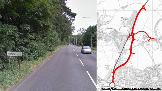 A43 Northampton: 'No objections' to £19m road project - BBC News
