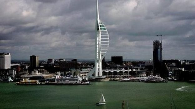 Spinnaker Tower branding: New design revealed by council - BBC News