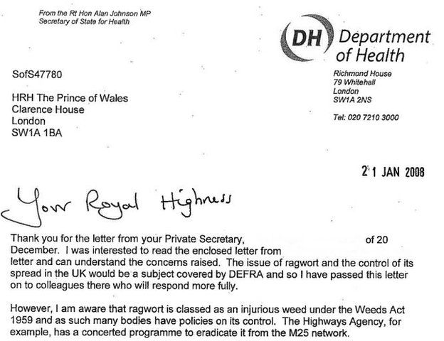 Prince Charles's letters reveal hospital and building concerns - BBC News