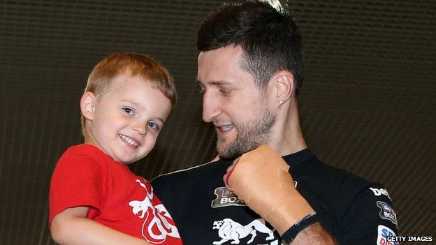 Carl Froch: Nottingham's boxing legend gets MBE - BBC News