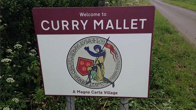 Curry Mallet unveils new Magna Carta signs marking anniversary - BBC News