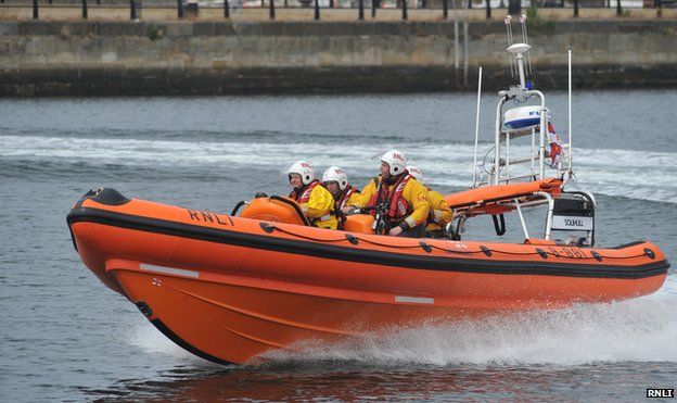 Naming ceremony for Hartlepool's inshore lifeboat - BBC News