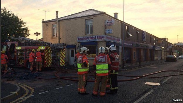 Arson attack damages Haji Superstore in Rochdale - BBC News
