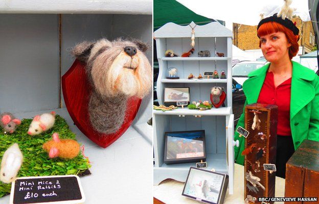 In Pictures: Art Car Boot Fair's dog days - BBC News