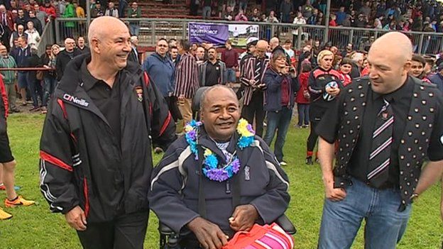 Sireli Matavesi: Rugby player who swapped Fiji for Cornish mine - BBC News