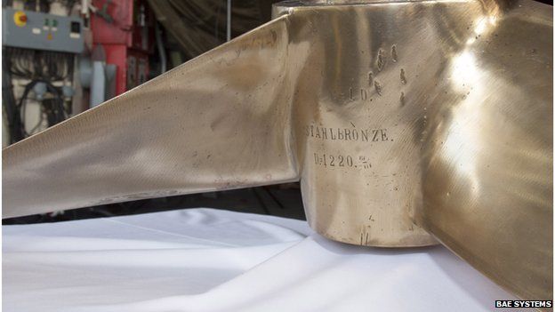 WW1 German U-boat propeller returned - BBC News