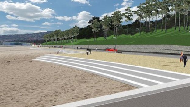 New £6m Colwyn Bay prom artist impressions unveiled - BBC News