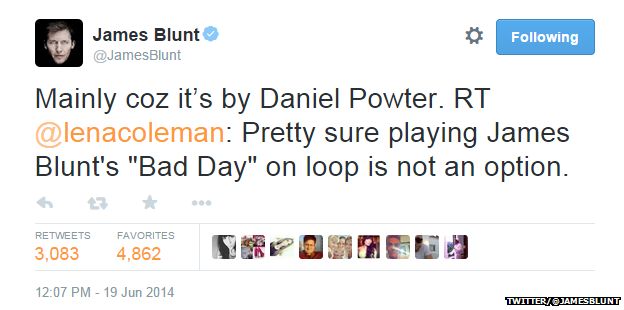 James Blunt's best ever (non-sweary) Twitter comebacks - BBC News