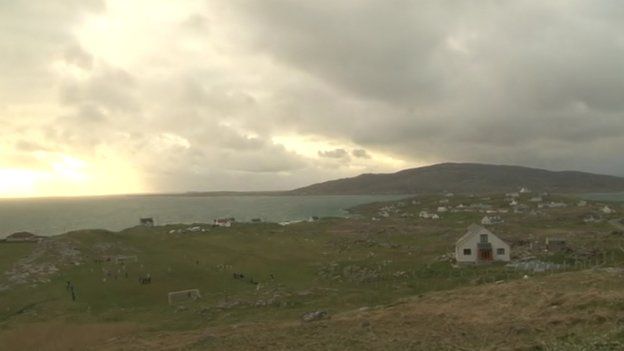 Eriskay's bumpy football pitch wows Fifa