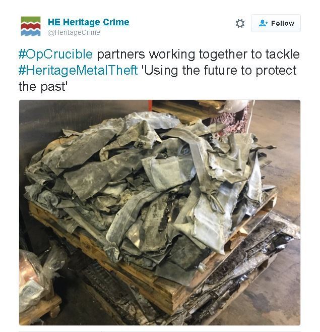 Heritage experts join police for metal theft crackdown - BBC News