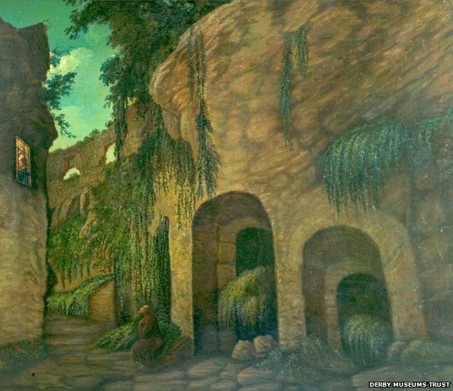 Joseph Wright original work uncovered at Derby Museum - BBC News