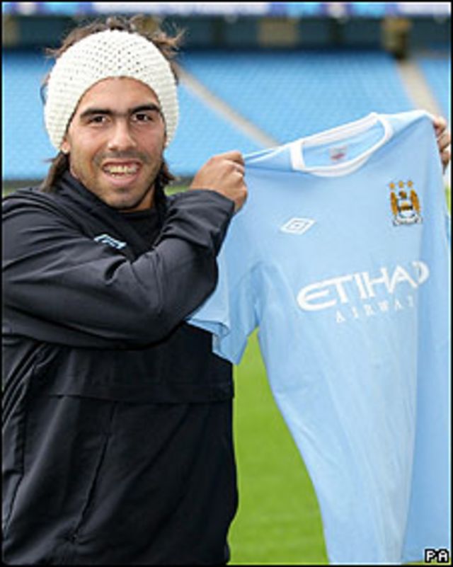 Tévez, nuevo jugador del Manchester City - BBC News Mundo