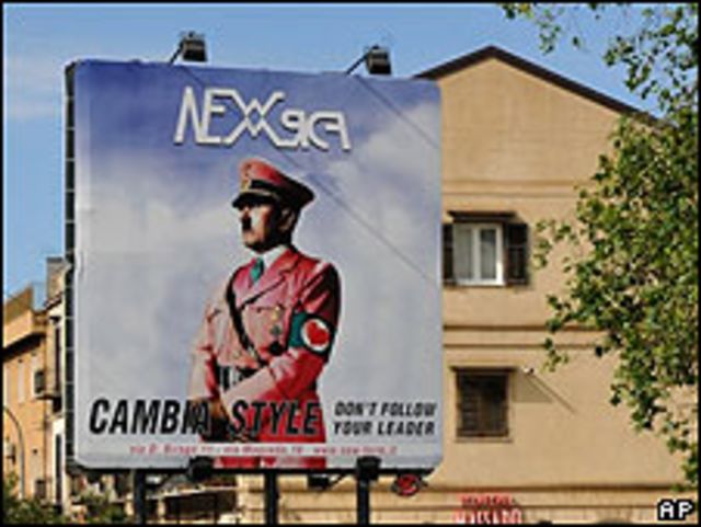 Un Hitler 'rosa' causa polémica en Italia - BBC News Mundo