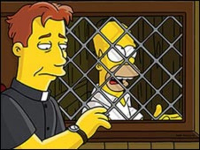 Los Simpsons en busca de religión - BBC News Mundo
