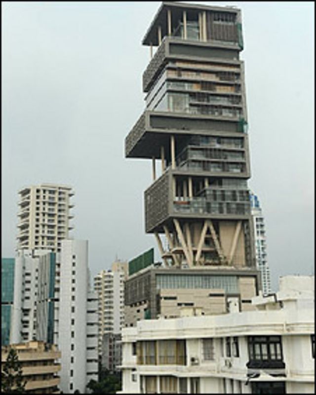 मुकेश अंबानी की अट्टालिका - BBC News हिंदी