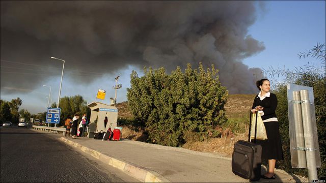 En fotos: incendios en Israel - BBC News Mundo