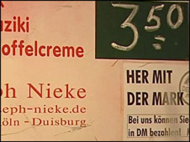 Nostalgia por el marco alemán - BBC News Mundo