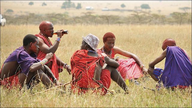 En fotos: ceremonia masai de compartir la carne - BBC News Mundo