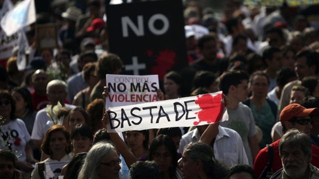 En Fotos México Sale A La Calle Contra La Violencia Bbc News Mundo