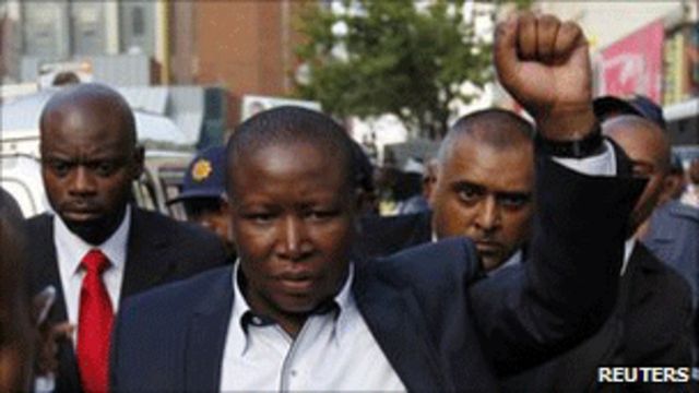 Le chef de la jeunesse de l'ANC entendu - BBC News Afrique