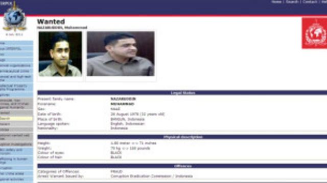 Nazaruddin diduga tertangkap di Kolombia - BBC News Indonesia