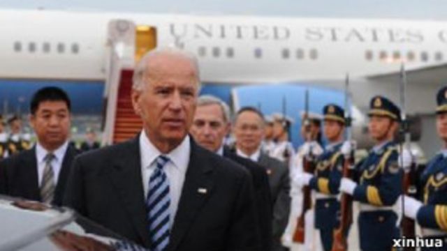 美副总统拜登抵达北京开始访问 - BBC News 中文
