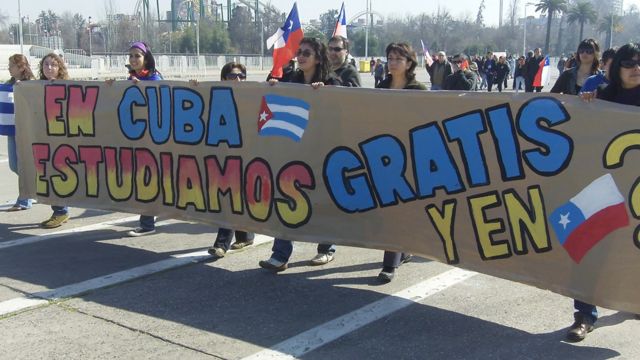 En Fotos Las Protestas De Chile En Carteles Bbc News Mundo