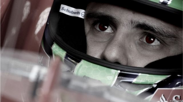 Campanha de ONG britânica destaca visão de pilotos de F1 - BBC News Brasil
