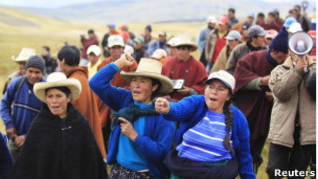 Perú declara estado de emergencia por protestas contra proyecto minero ...