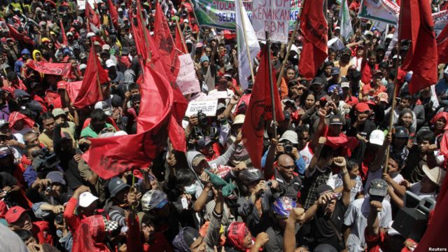 Demonstrasi menentang kenaikan BBM - BBC News Indonesia