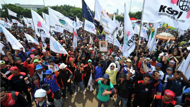 Unjuk rasa menentang kenaikan BBM - BBC News Indonesia